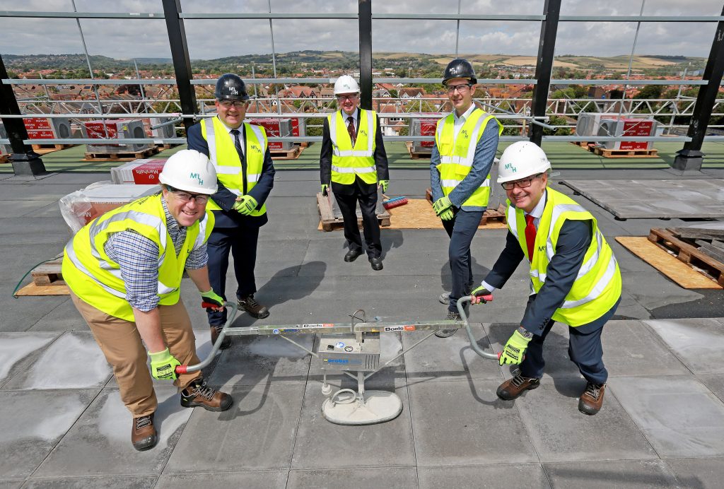 Major milestone as Teville Gate House in Worthing 'tops out' - Natural PR